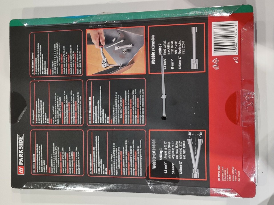 20 PIECE PARKSIDE SOCKET SET - 20 PIECE PARKSIDE SOCKET SET BRAND NEW ...