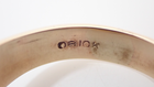 Antique Art Deco Ostby Barton OB 10k Gold Signet Initial "R" Onyx Band ...