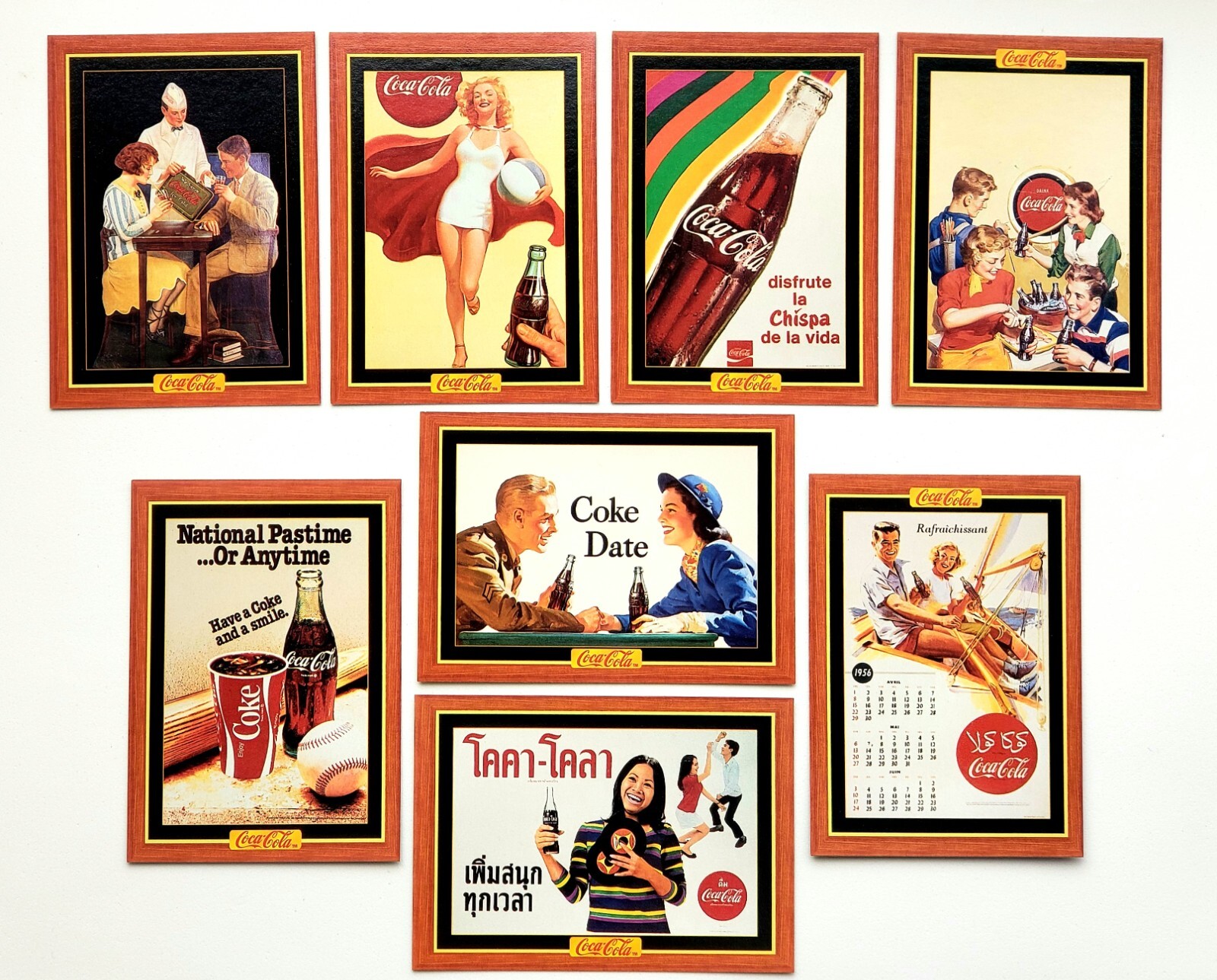 1995 Coca-Cola Trading Card Lot (8 cards) | eBay