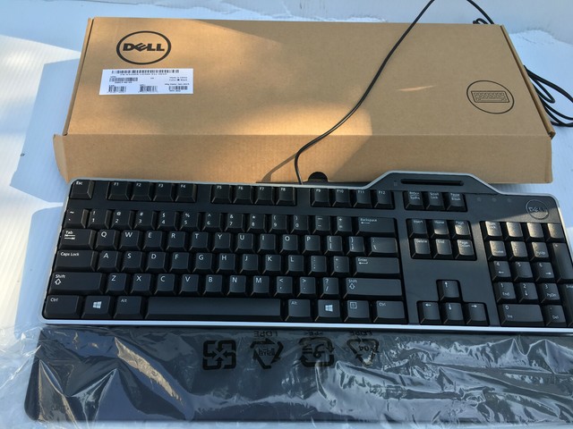 OEM Dell Kb813t Black USB English Keyboard With Smart Card Reader ...