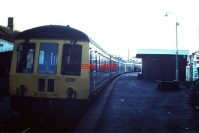 PHOTO C351 & PENARTH STATION PENARTH STATION 01/75 WITH A BR DERBY ...