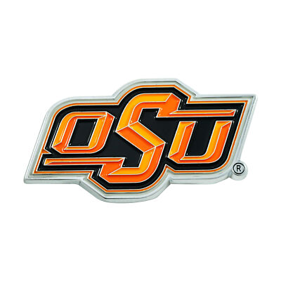 Oklahoma State Color Metal Emblem | eBay