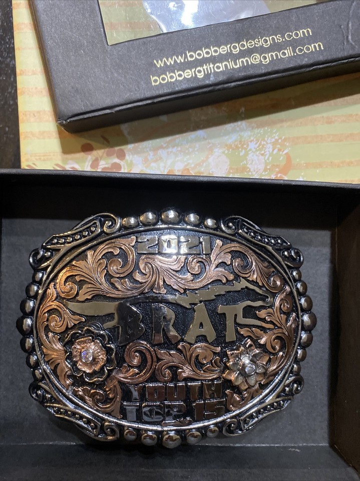 Rodeo Trophy Buckle Bob berg Western Belt Buckle Make Offer | eBay