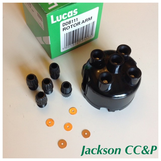 Lucas Type DKY4A Distributor Cap Petrol Acorn Screw D2A4 Top Entry ...