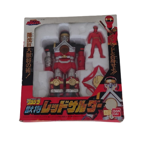 Bandai Ninja Sentai Kakuranger Red Saruder Action Figure 1994 with Box ...