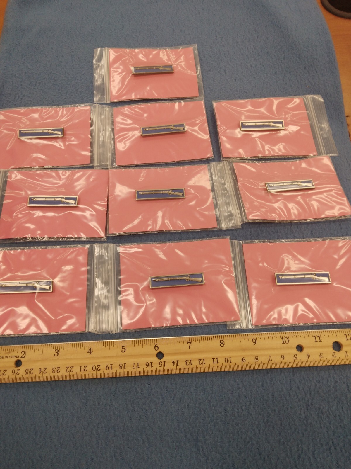 LOT OF 10 - EXPERT INFANTRYMAN BADGE EIB PINS US ARMY 1.75 INCH - NEW ...