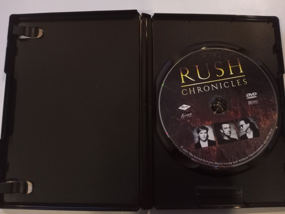 Rush Chronicles DVD Collection Concert Rock Music Video DVD Anthem 2001 | eBay