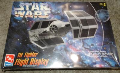 AMT/ERTL STAR WARS TIE FIGHTER FLIGHT DISPLAY MODEL KIT, SEALED, 1996 ...