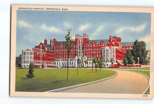 Old Vintage Postcard of Springfield Hospital Springfield MA | eBay