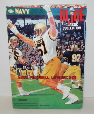 GI JOE CLASSIC COLLECTION ~ NAVY FOOTBALL LINEBACKER - NEW from 1998 ...