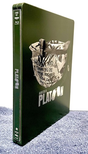 Platoon (4k UHD + Blu-Ray) 2-Disc Limited Edition Steelbook W/PROTECTOR ...