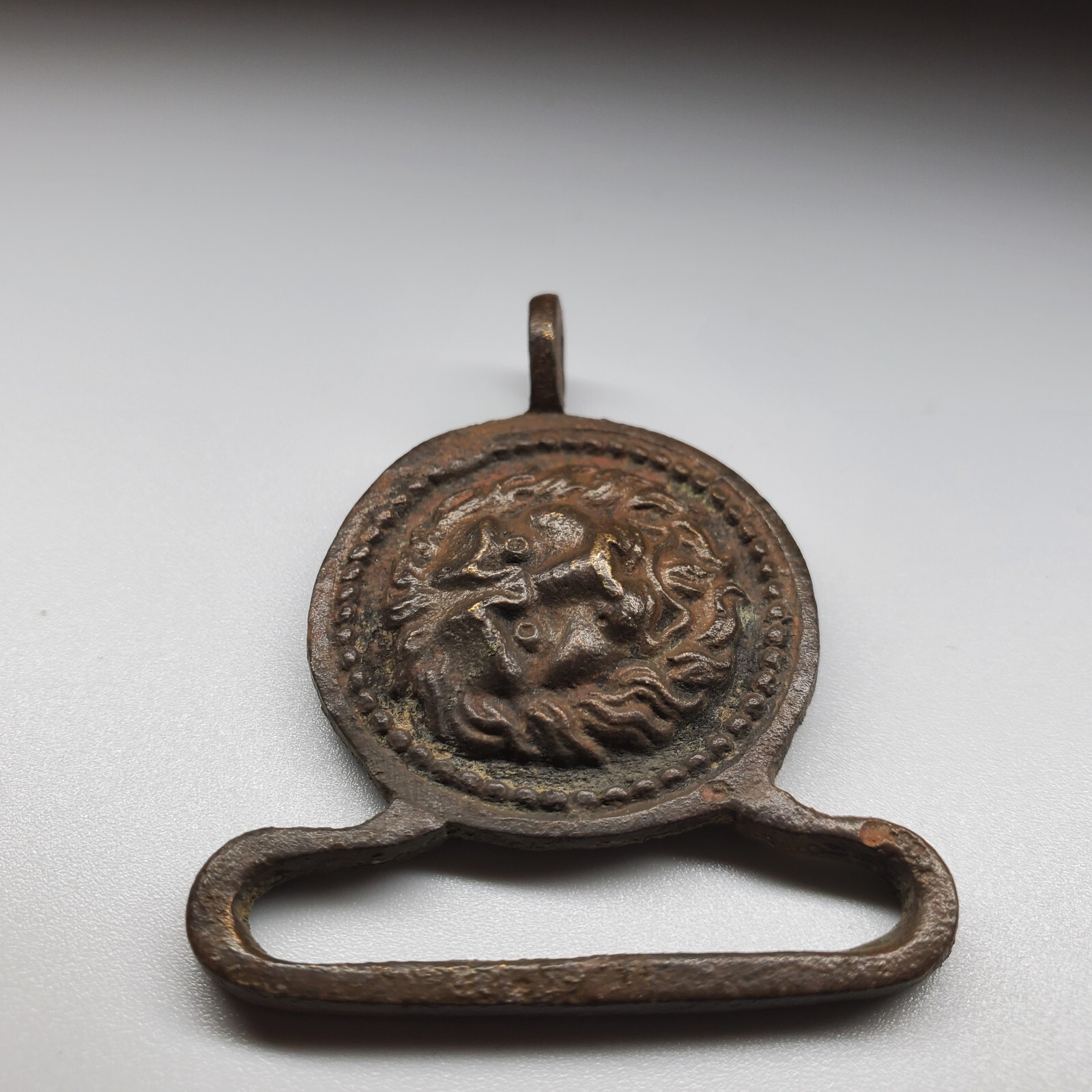 Original Revolutionary War British Military Sword Belt Clasp Lion Head ...