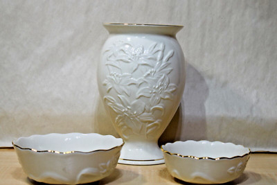 Lenox Collectibles Vase and 2 Dishes | eBay