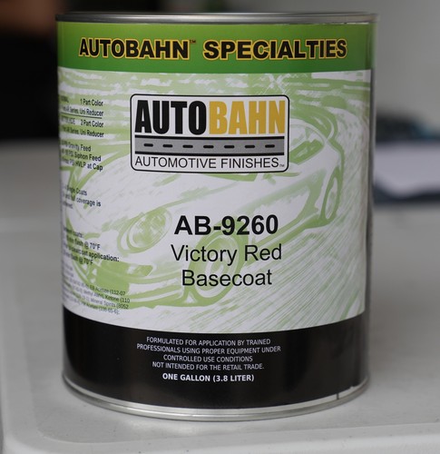 Autobahn Victory Red Basecoat Auto Paint GALLON Size GM Code WA9260 ...