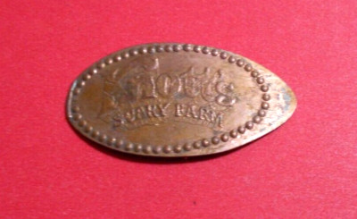 Knott's SCARY Farm elongated penny Buena Park CA USA cent Berry coin ...