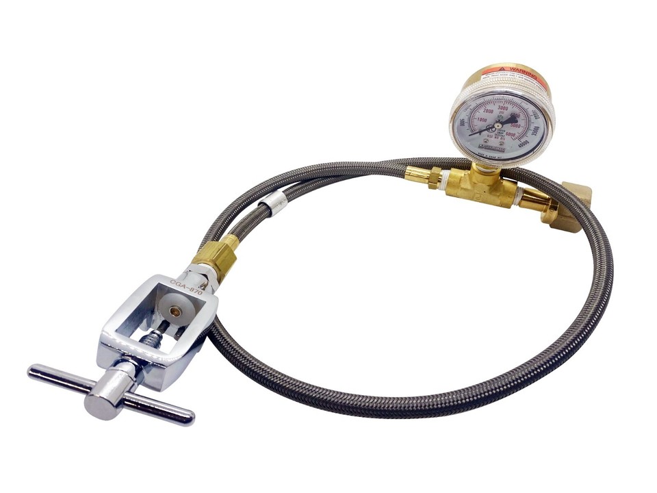 Oxygen Transfill Large Tank CGA540 to Small CGA870 Aviation Veterinary ...