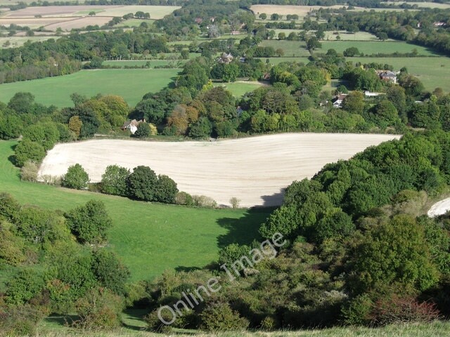 Photo 6x4 Middle Furlong Plumpton/TQ3613 The name of the green field on ...