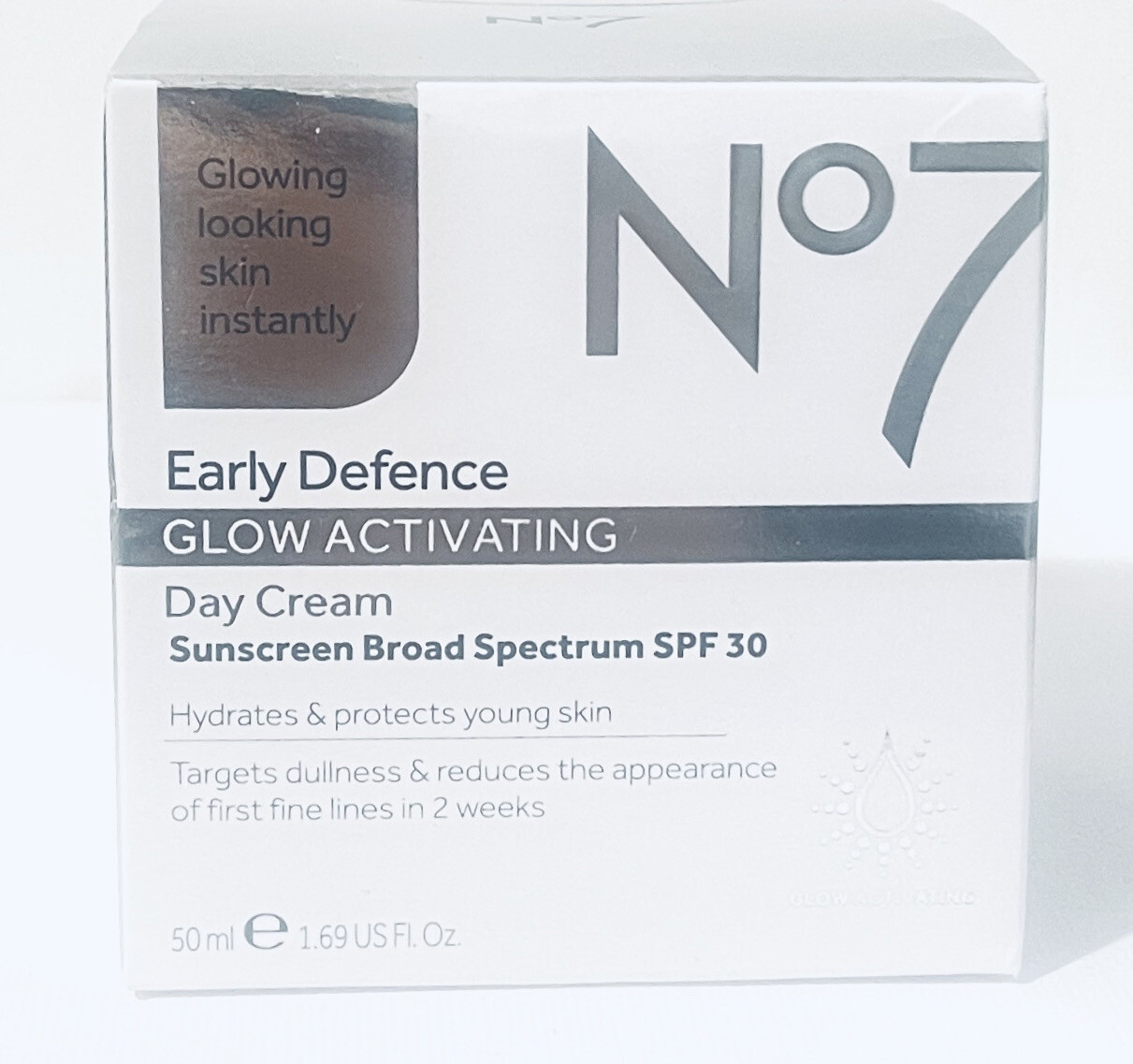 No7 Early Defence Day Cream SPF 30 Glow Activating 50ml #h3 for sale ...