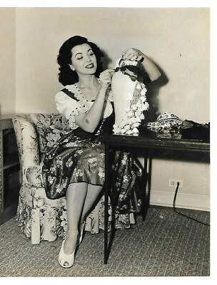 LOVELY ANN RUTHERFORD SMILE IN STUNNING PORTRAIT 1946 ORIG VINTAGE ...