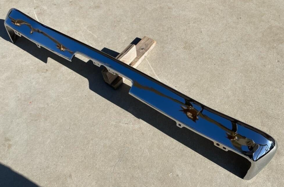 1972 AMC Gremlin X Rear Bumper | Triple Plated Chrome | OEM | Vintage Part