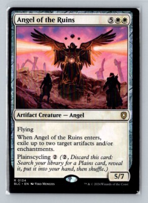 1x Angel of the Ruins (0134) - Bloomburow Commander - BLC - MTG - NM | eBay