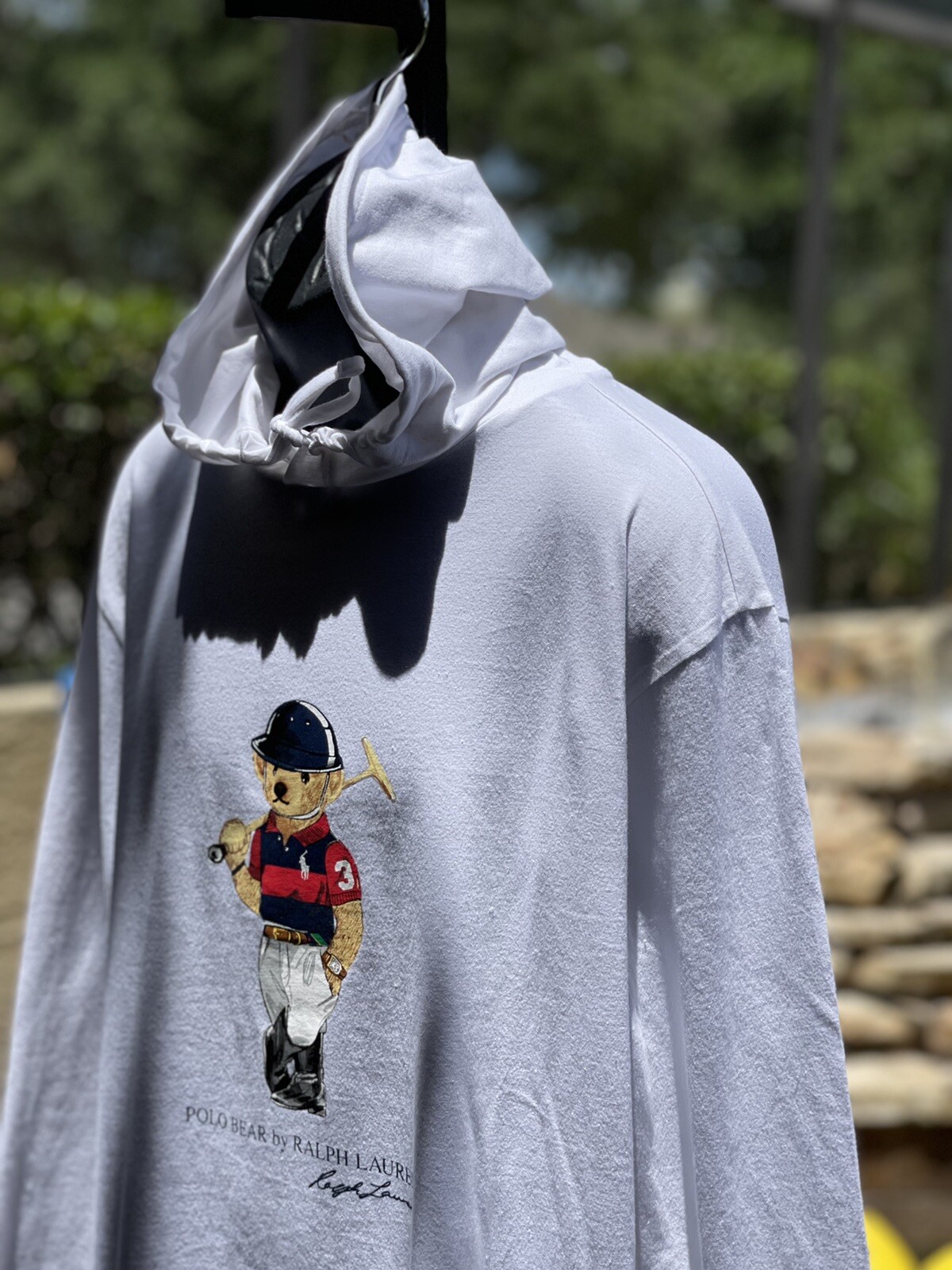 POLO BEAR BY RALPH LAUREN T-SHIRT HOODIE WHITE (3XB) | eBay