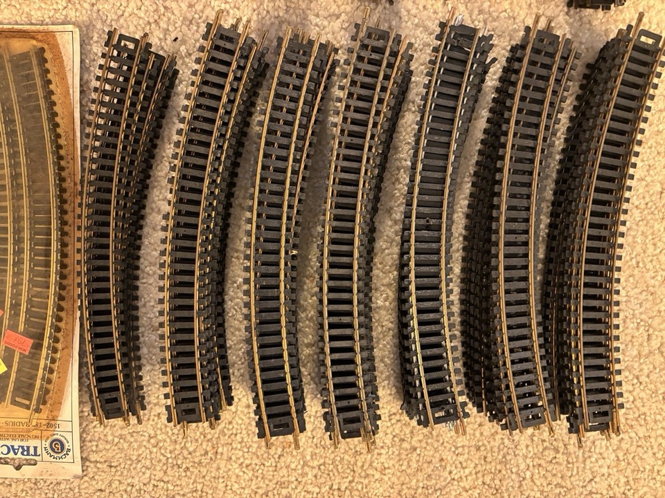 HO Gauge Track Large Lot 121 Pieces Track W/ Bridge Supports | eBay