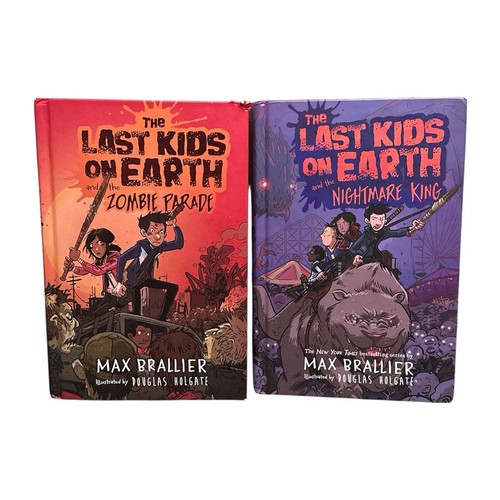 Last Kids on Earth Lot 2 HC Nightmare King & Zombie Parade Max Brallier ...
