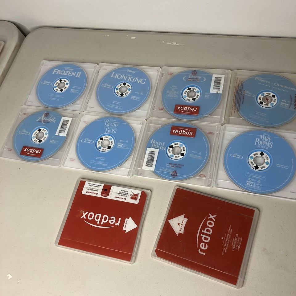 Lot Of 10 Disney Blu-ray Movies Redbox | eBay
