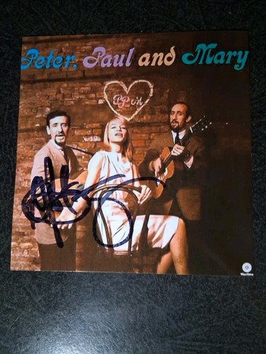 PAUL STOOKEY Hand Signed Autograph 4X4 PHOTO = FOLK SINGER - PETER ...