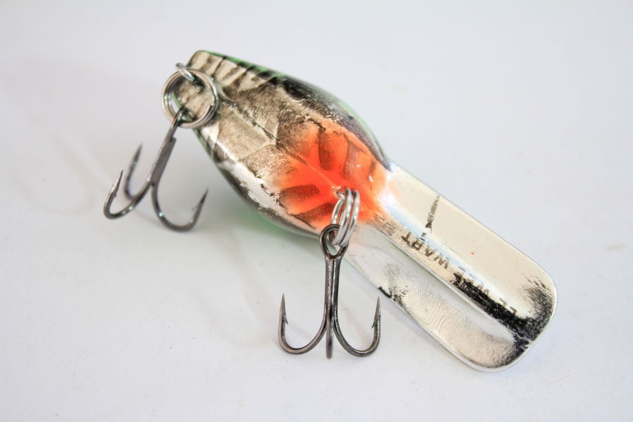 Vintage Storm Pre Rapala Pee Wee Wart Lure YV 121 Hot Green Crayfish ...