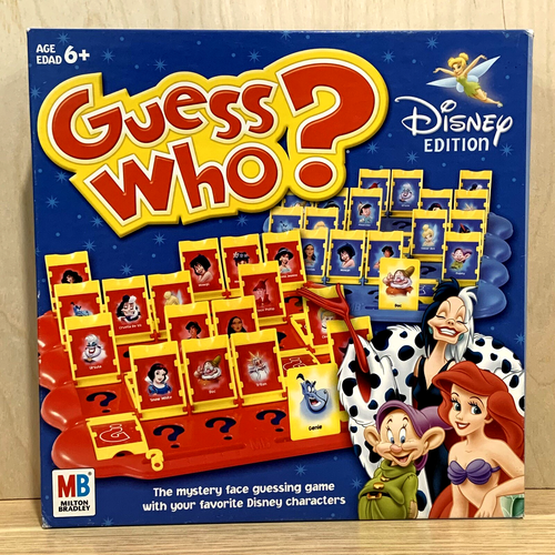 Guess Who? Disney Edition Board Game MB Hasbro 2005 COMPLETE Family Fun ...