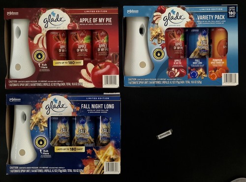 GLADE AUTOMATIC SPRAY UNIT & REFILLS LIMITED EDITION | eBay