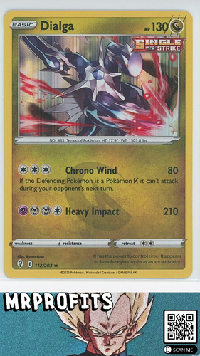 Dialga 112/203 - Evolving Skies - Holo Rare Pokemon Card - Near Mint ...