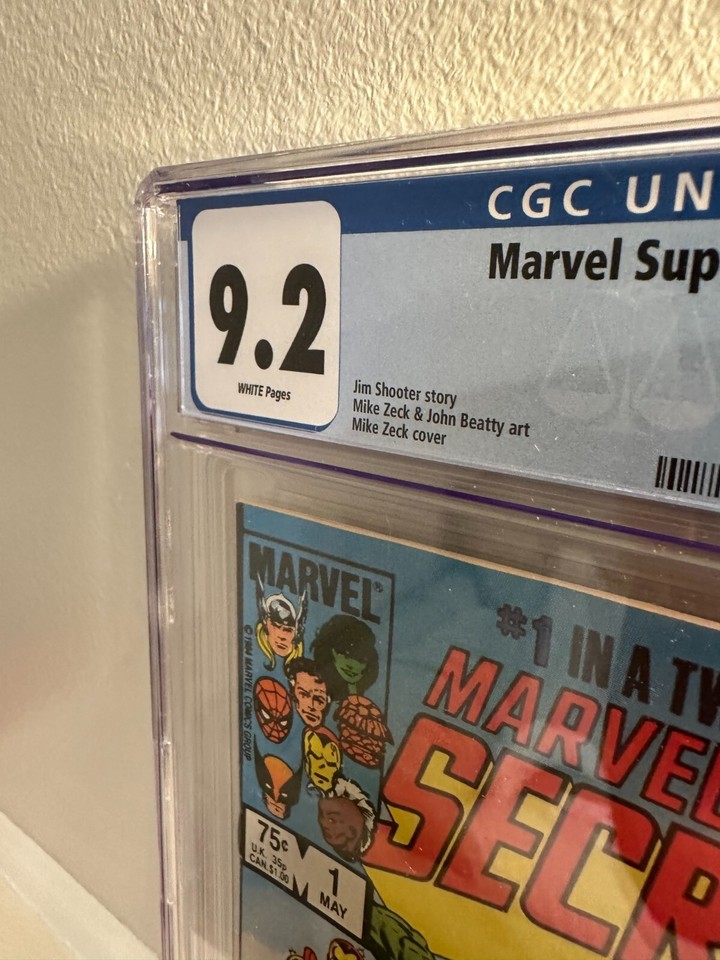 Secret Wars - CGC Collection 8.0-9.8 - Pick & Choose Your Issue #1,2,4 ...