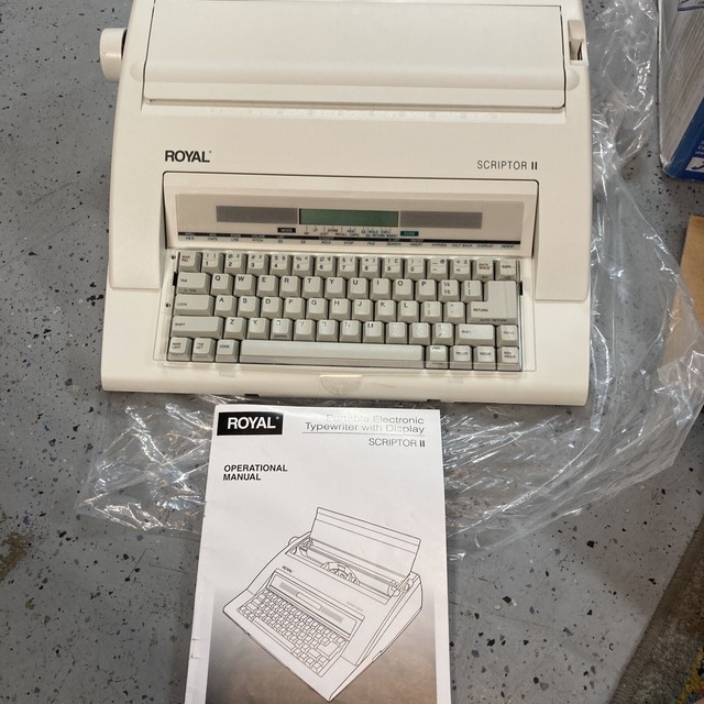 Royal Scriptor II Electronic Typewriter (69147T) for sale online | eBay