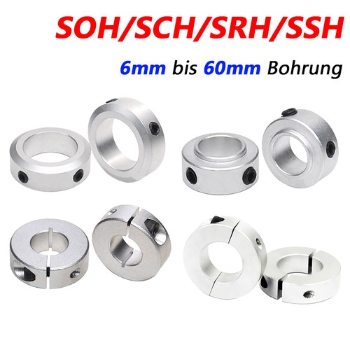 SOH,SCH,SRH,SSH Wellenring Wellen Klemmringe Bohrung 6 bis 60mm für CNC ...