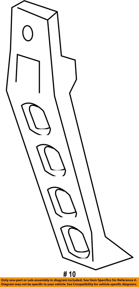 GM OEM 16-19 Cruze Front Bumper Grille Bumper Components-Bumper Brace ...