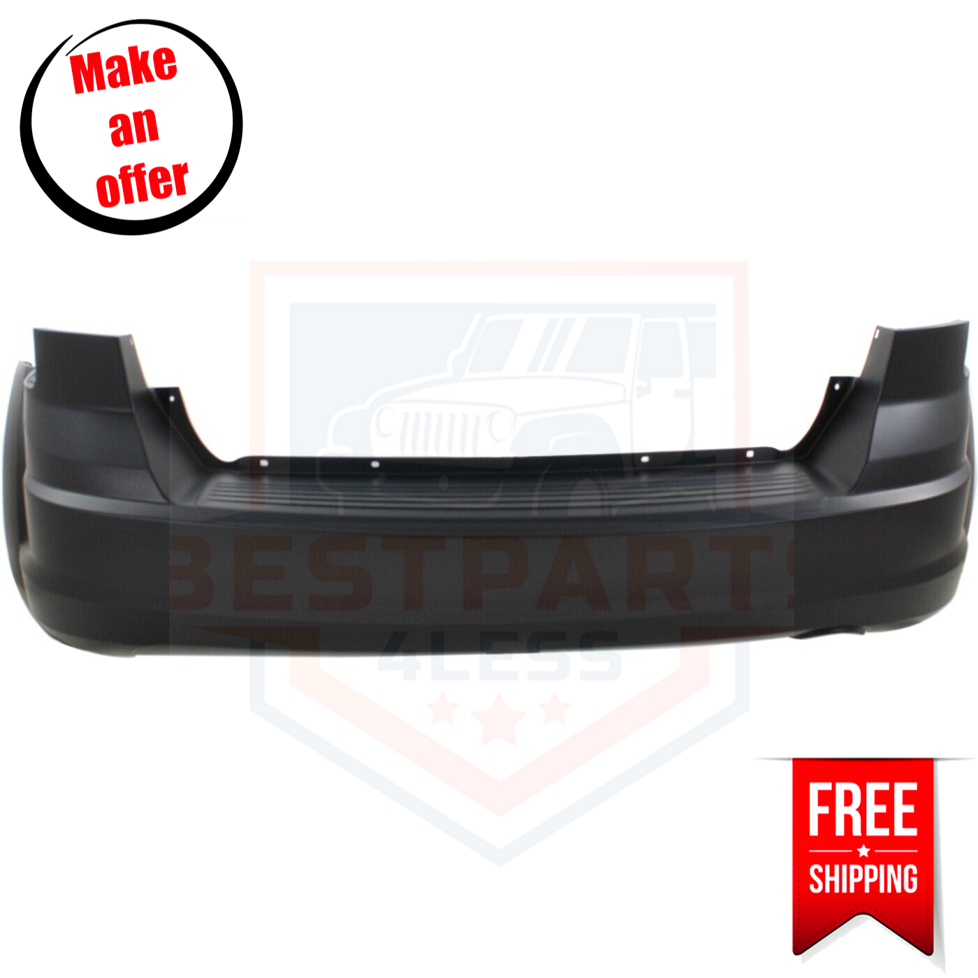Rear Bumper Cover CH1100924 68034219AL for 2009-2019 Dodge Journey | eBay