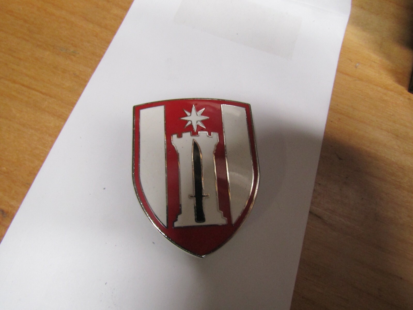 US MILITARY MEDAL ARMY CSIB COMBAT SERVICE IDENTIFICATION BADGE 372 ...