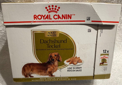 12 pk Royal Cain Dachshund Teckel -Loaf in Gravy - (12) 3oz Packs! | eBay