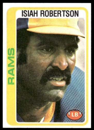 1978 TOPPS ISIAH ROBERTSON K LOS ANGELES RAMS #130 | eBay