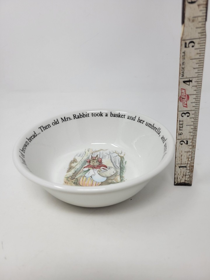 Vintage Wedgwood 2 PC Peter Rabbit Bowl And Double Handle Cup Tableware ...