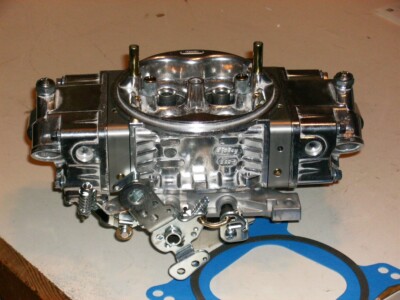 HOLLEY, QFT 850 HP DOUBLE PUMPER, ROOTS TYPE BLOWER, SILVER METERING ...