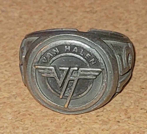 VAN HALEN 2015 CONCERT Tour, V.I.P. METAL RING!!! Adjustable... VERY ...