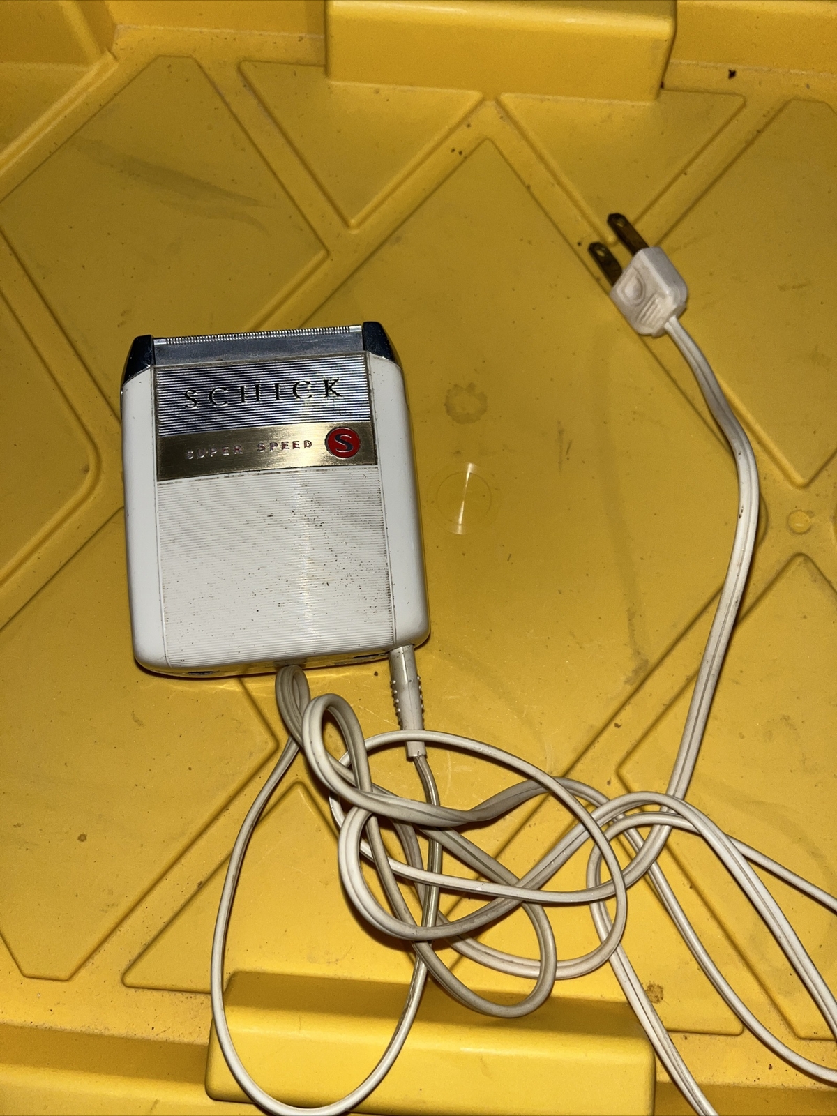 Vintage Schick Electric Razor Super Speed S Washable Stainless Steel ...