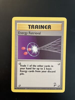 ENERGY RETRIEVAL - 110/130 - Base Set 2 - Pokemon Card - NM | eBay