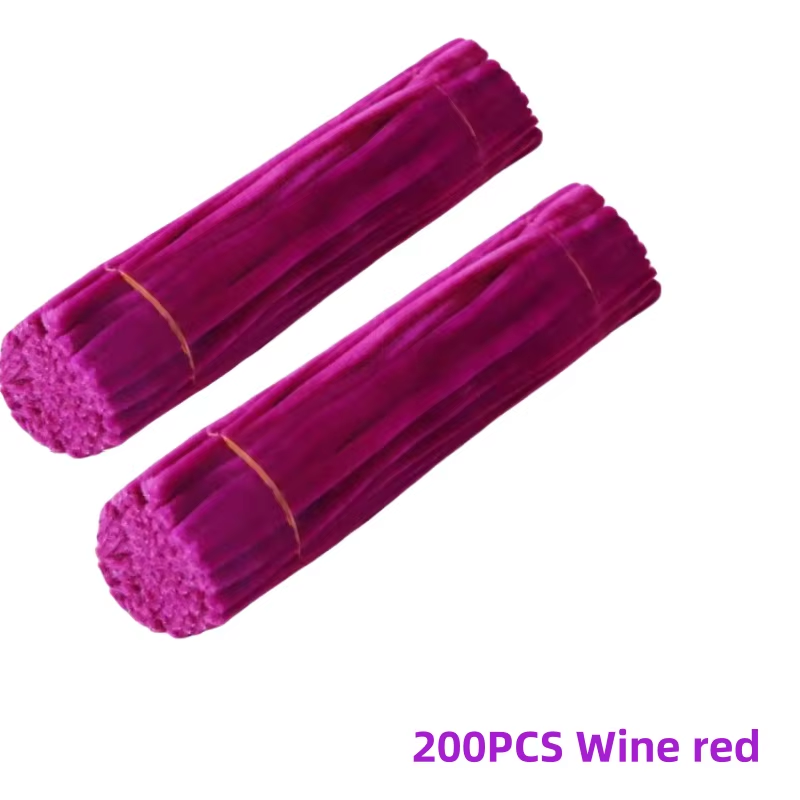 Red Pipe Cleaners Chenille Stem, Chenille Stems Pipe Cleaner, Red Pipe ...