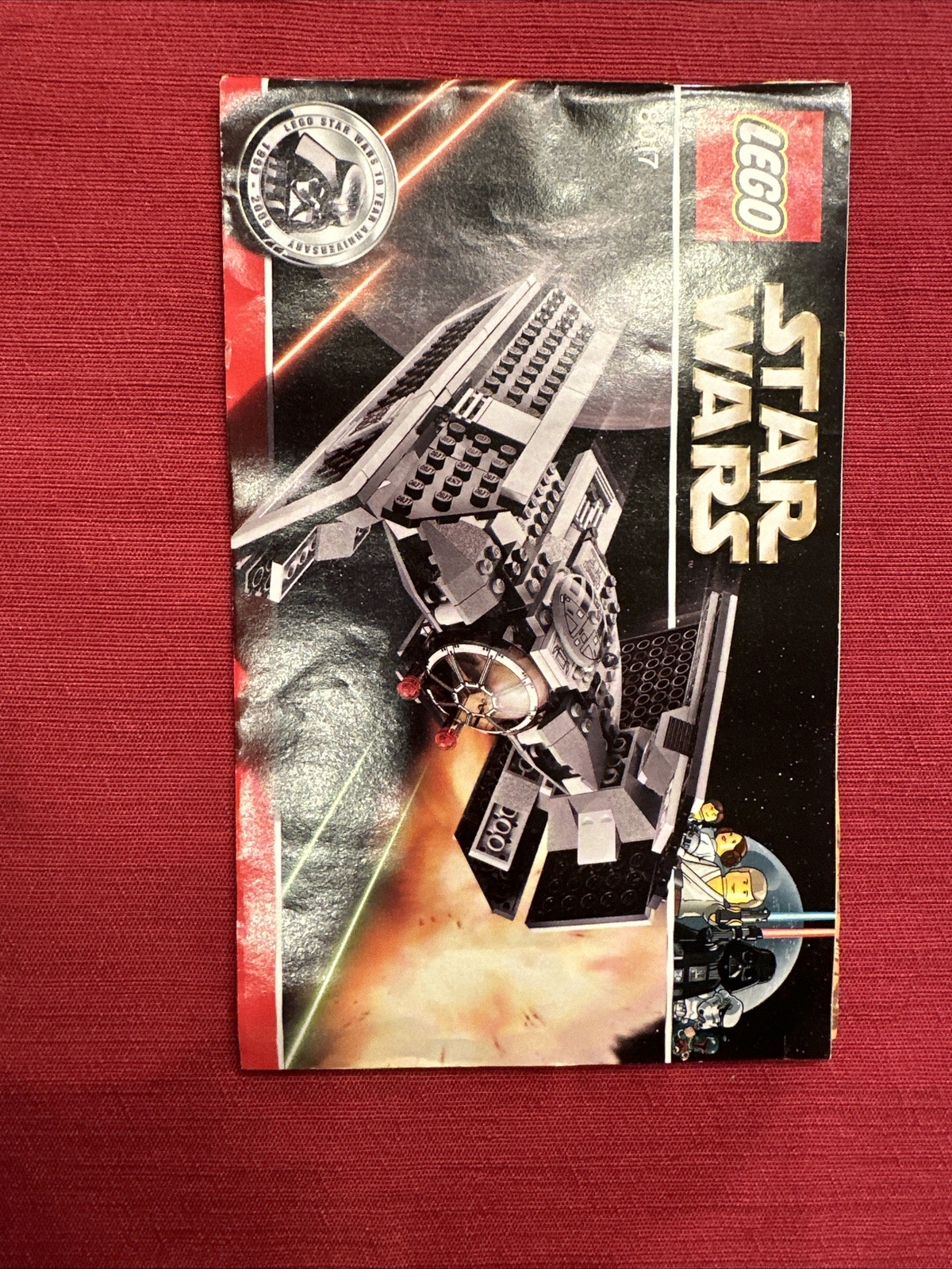 Lego 8017 Star Wars Darth Vader TIE Fighter w/manual & minifigure 99.9% ...