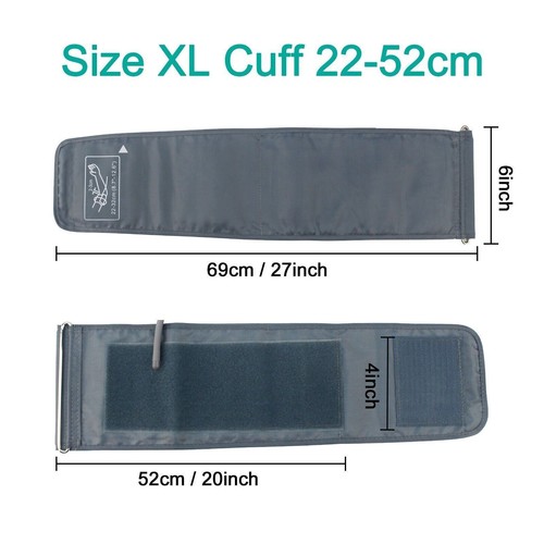 Extra Large Replacement Cuff for Arm Blood Pressure Monitor Machine ...